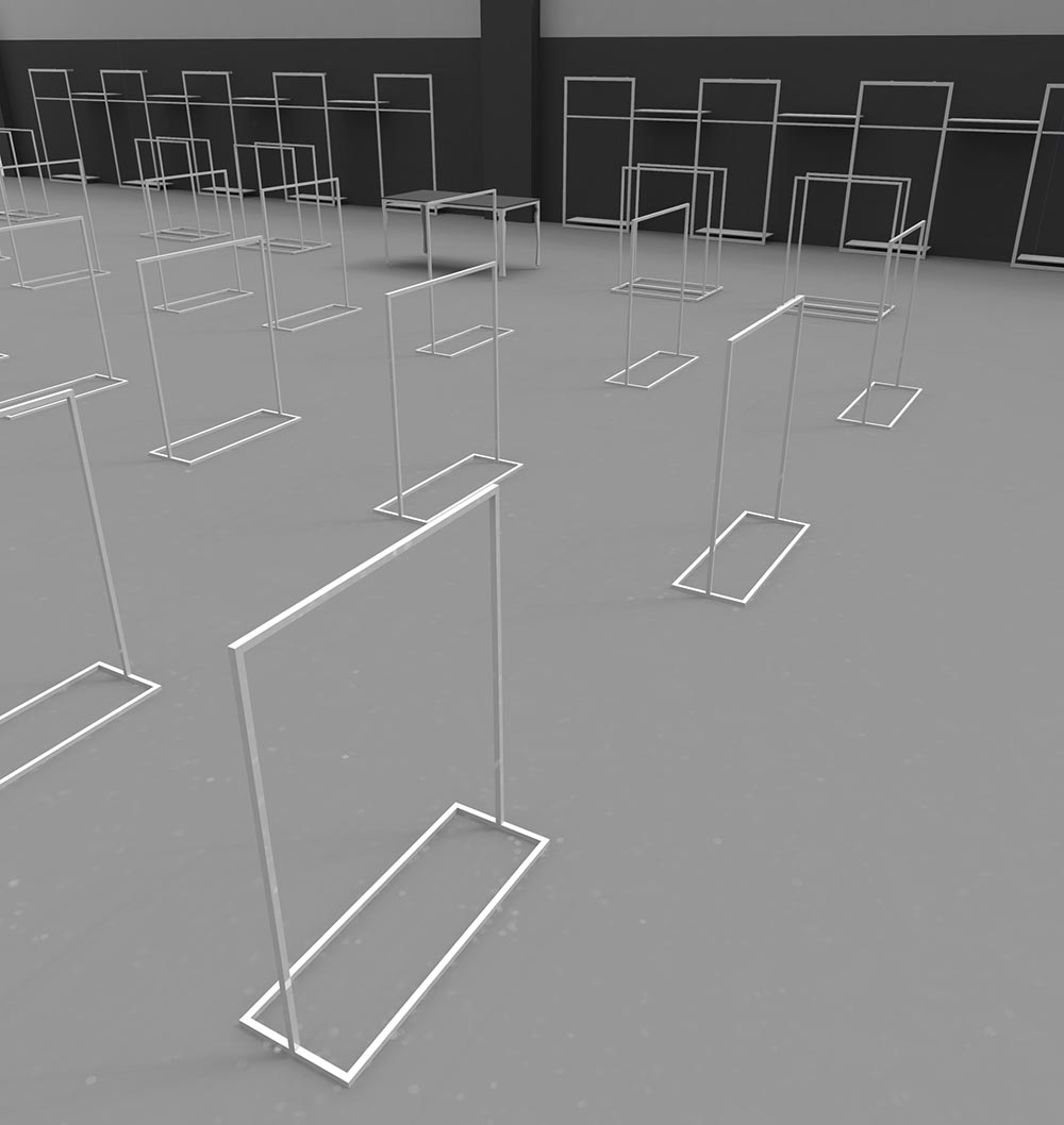 Stender elementi design per arredamento negozi punti vendita toscana