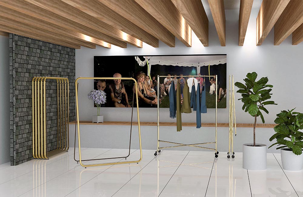 Stender elementi design per arredamento negozi punti vendita toscana